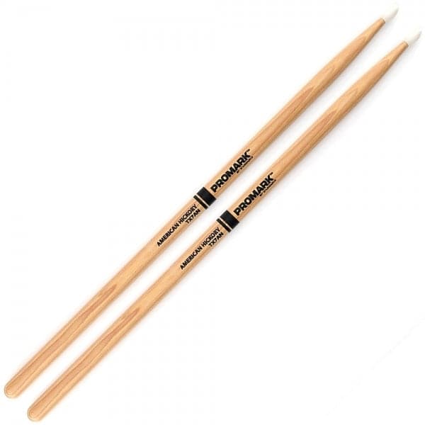 Promark TX7AN Hickory 7A Drum Sticks - Nylon Tip for sale